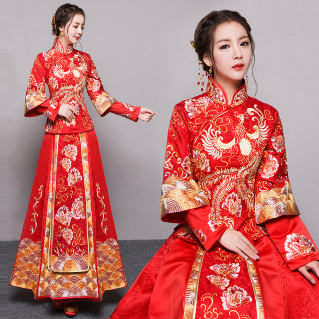How to distinguish Xiuhe and dragon and phoenix gowns in Chinese ...