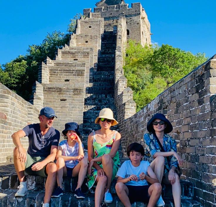 "The Ugliest Supermodel" Lu Yan's family travels, her foreign husband ...