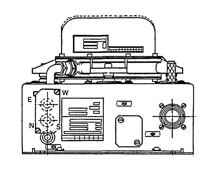 Helicopter airborne electronic equipment 130 type gyro magnetic compass ...