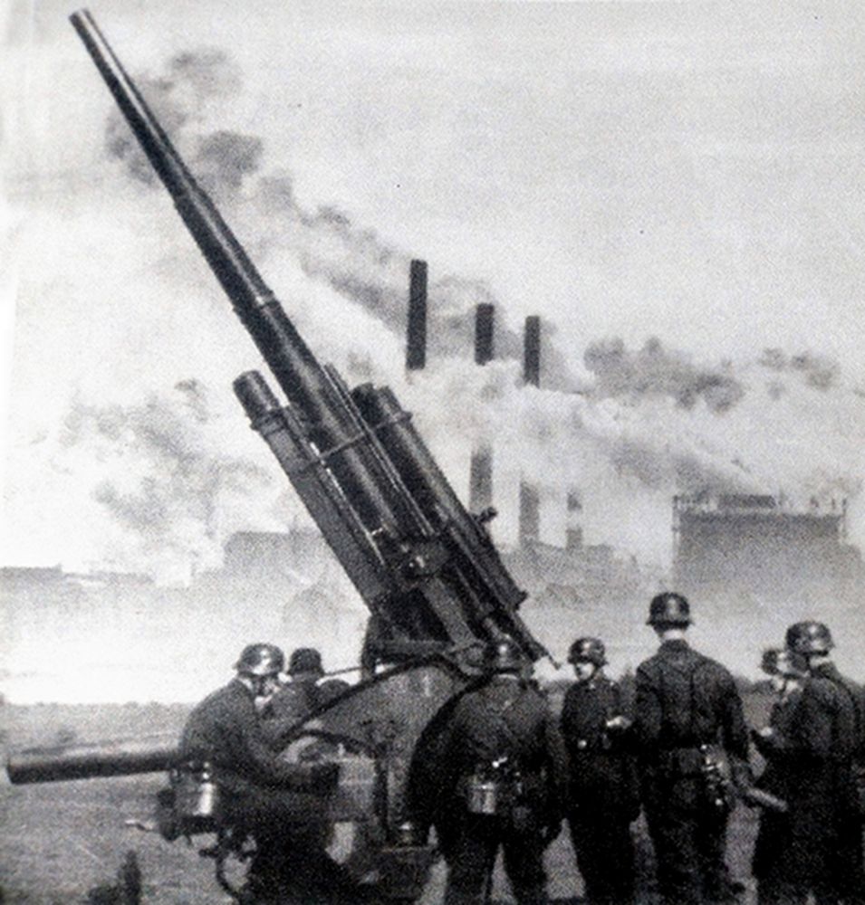 German Artillery in World War II: 88mm Anti-aircraft Gun Air Defense ...