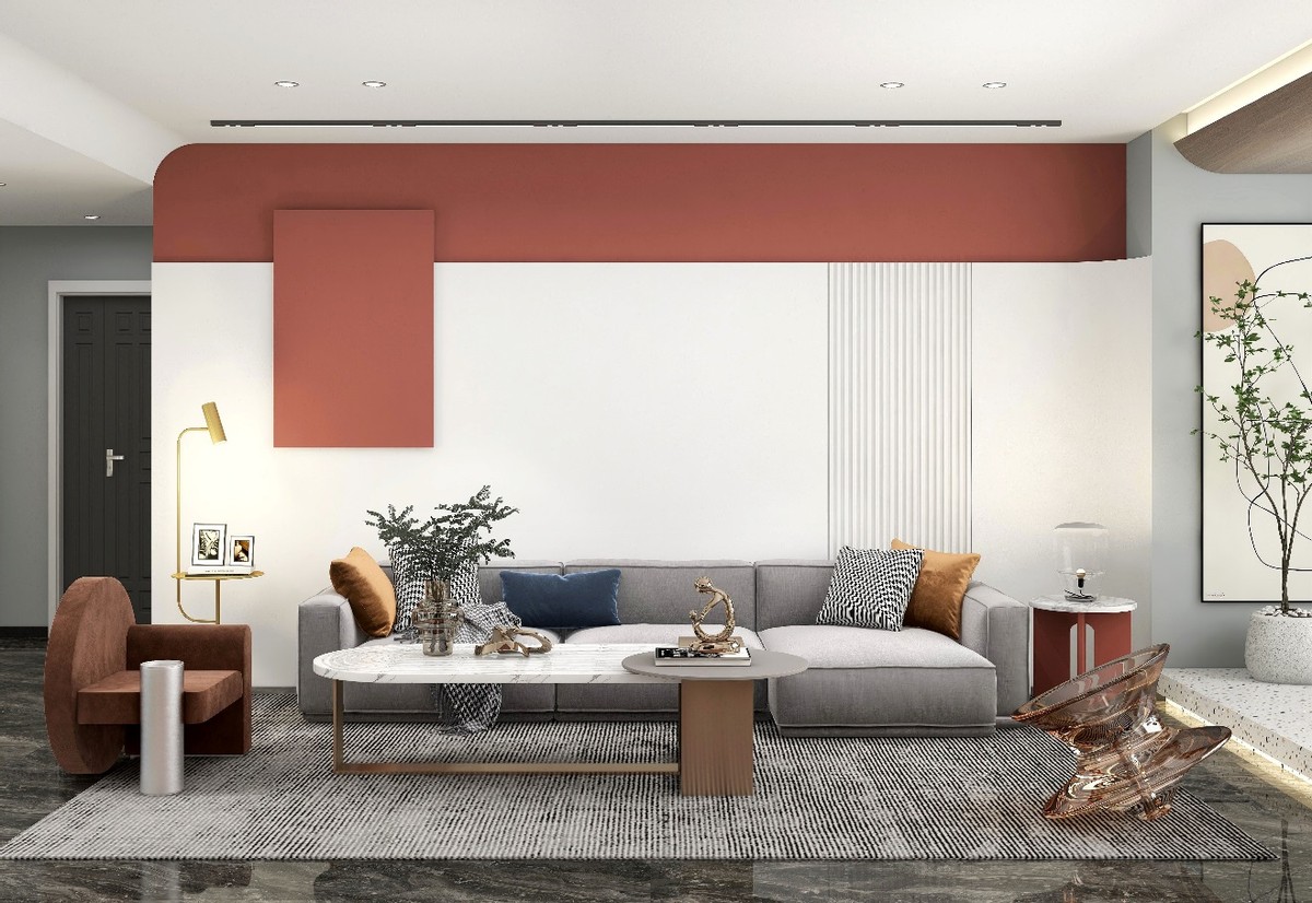 121㎡ elegant and fashionable house, Marco Polo rock slabs give you a ...