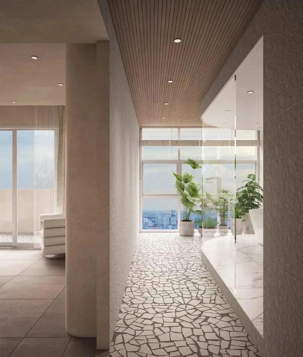 The use of "arc" in home design makes the space more advanced and ...