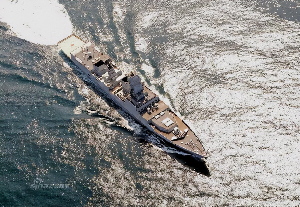 The P15B destroyer was officially delivered, with a full load ...