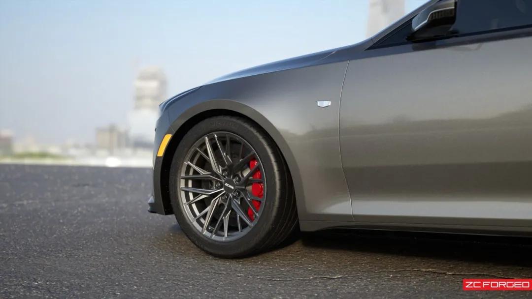 Re-engraving BLACKWING, Cadillac CT5 modified ZCFORGED 19-inch VS6 ...