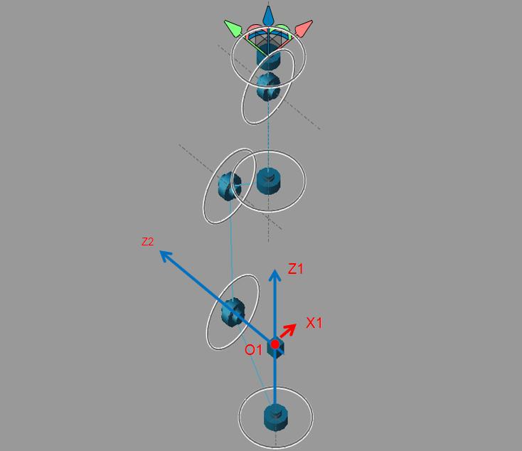The first part of DH transformation of robot tool coordinate system (TCP algorithm): establish ...