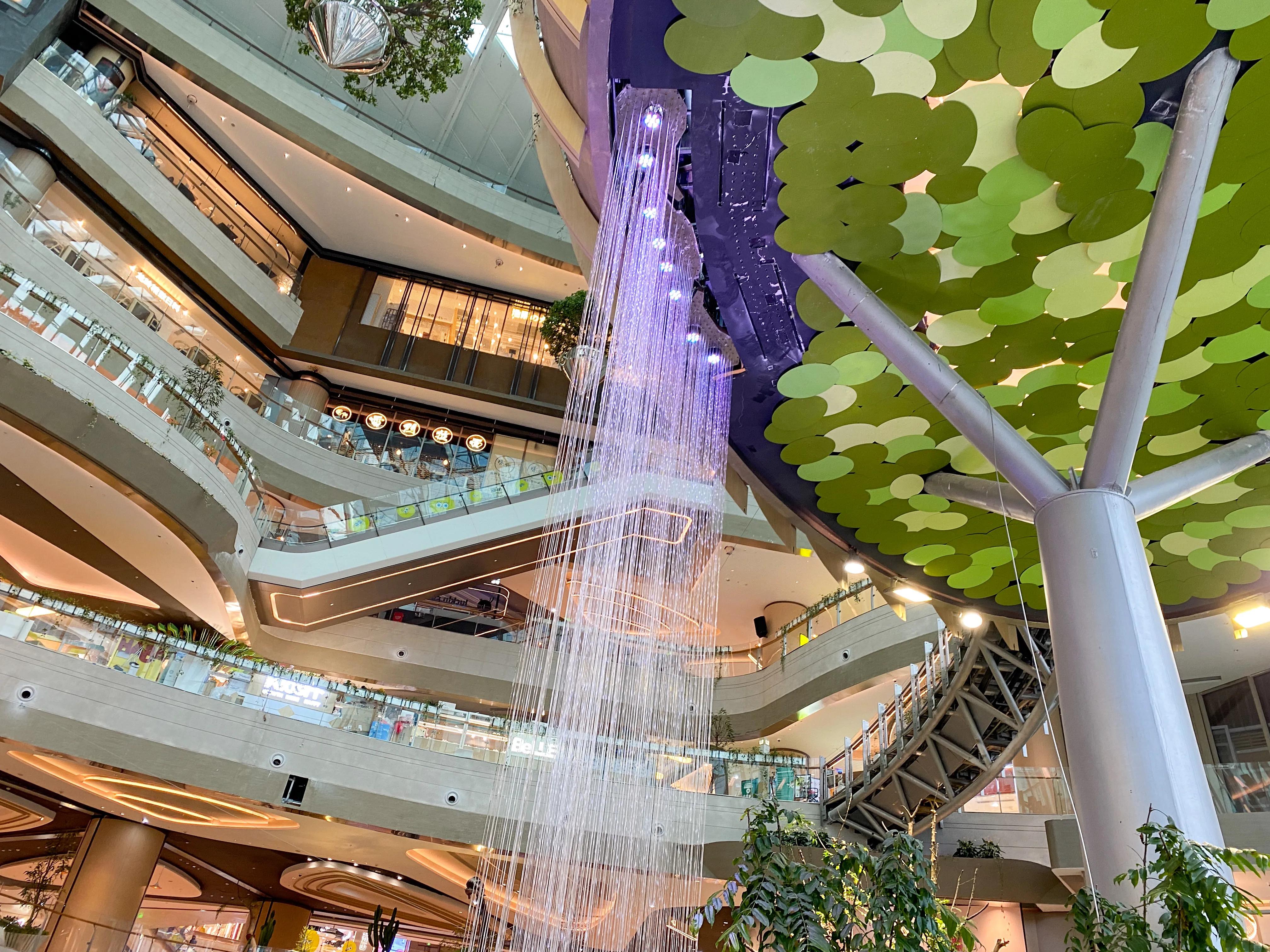 Suspended trees, indoor waterfalls and sky gardens, Chongqing turns ...