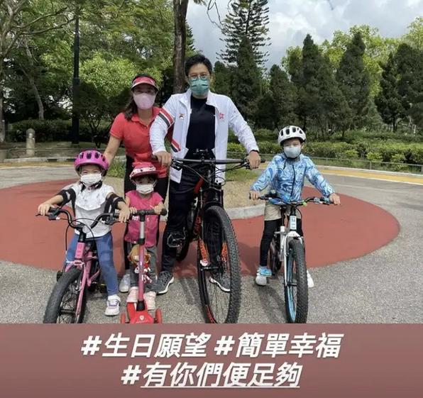 Guo Jingjing took her three children out to celebrate Huo Qigang's ...