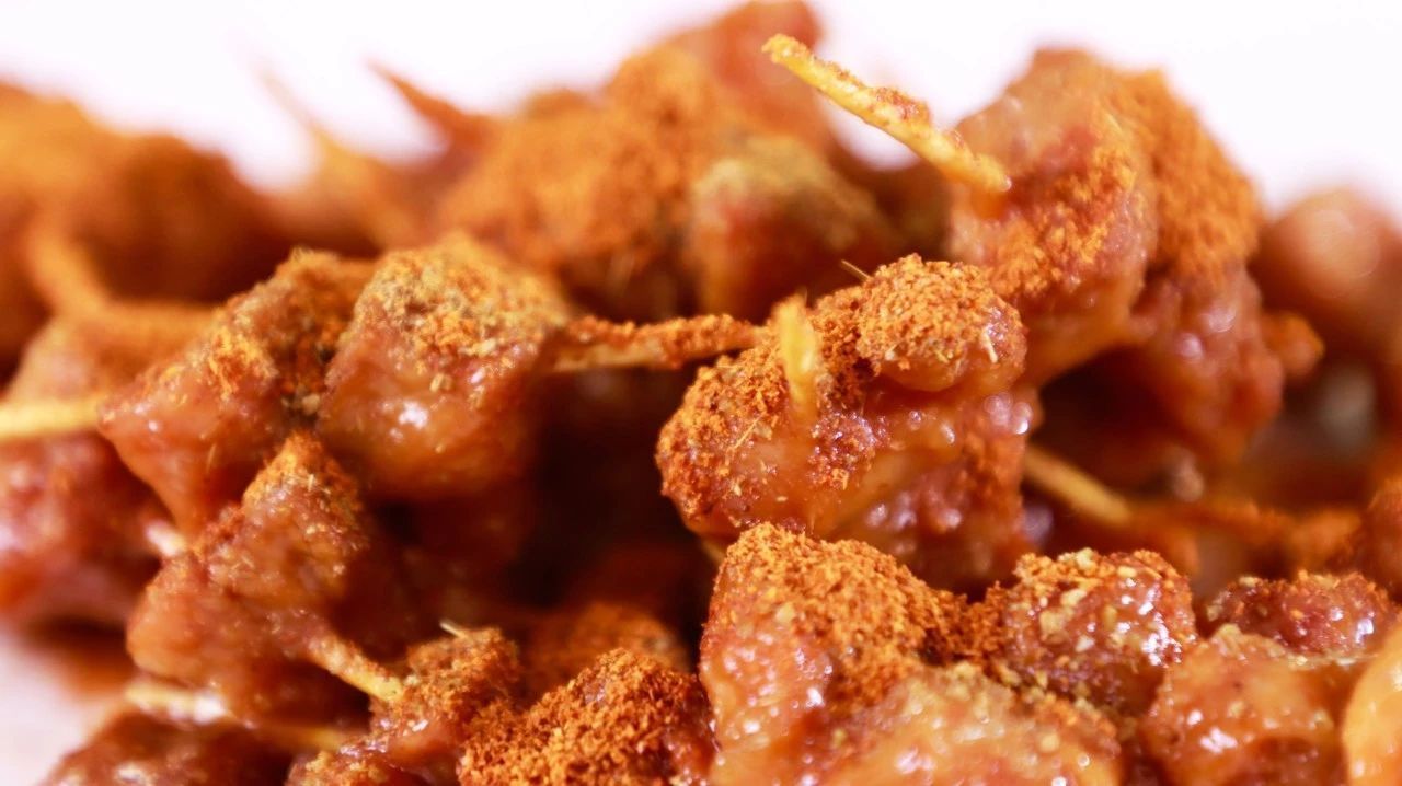 The toothpick meat that does not need to be fried is for children to ...