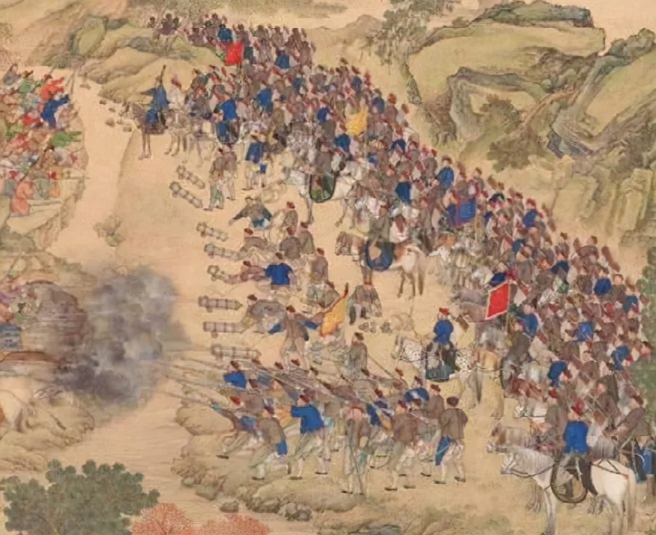 Can the Qing army in the early 19th century compete with Napoleon's ...