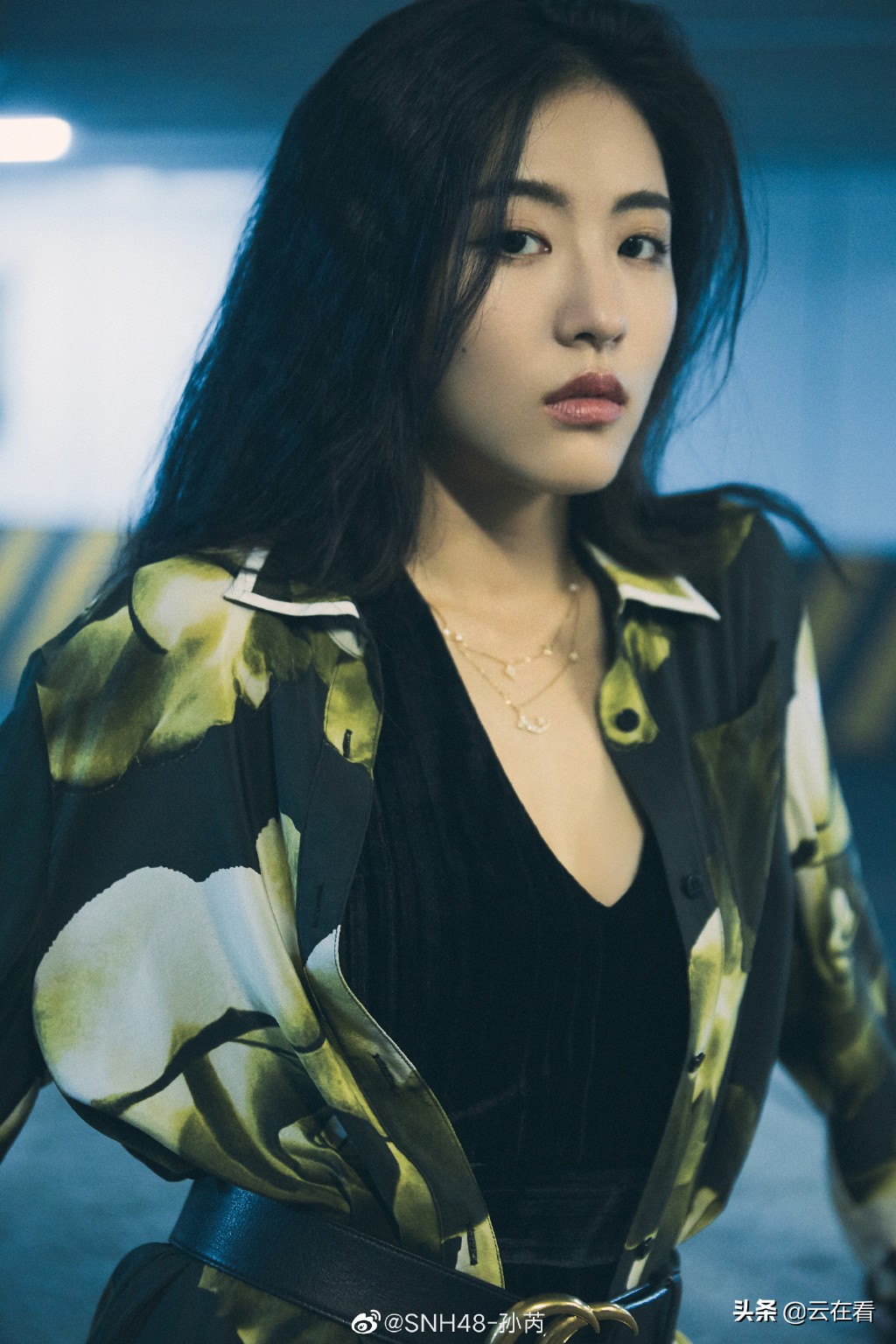 Beauty artist SNH48-Sun Rui charming photo appreciation, very charming ...