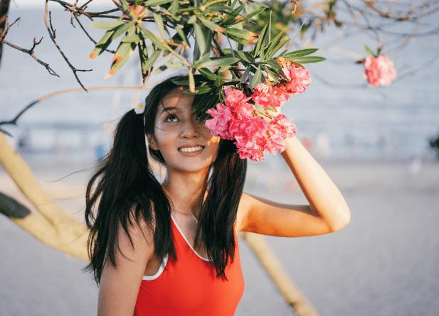 Wan Zilin Beach Sexy Swimsuit Blockbuster Exposures Super Spicy Body ...