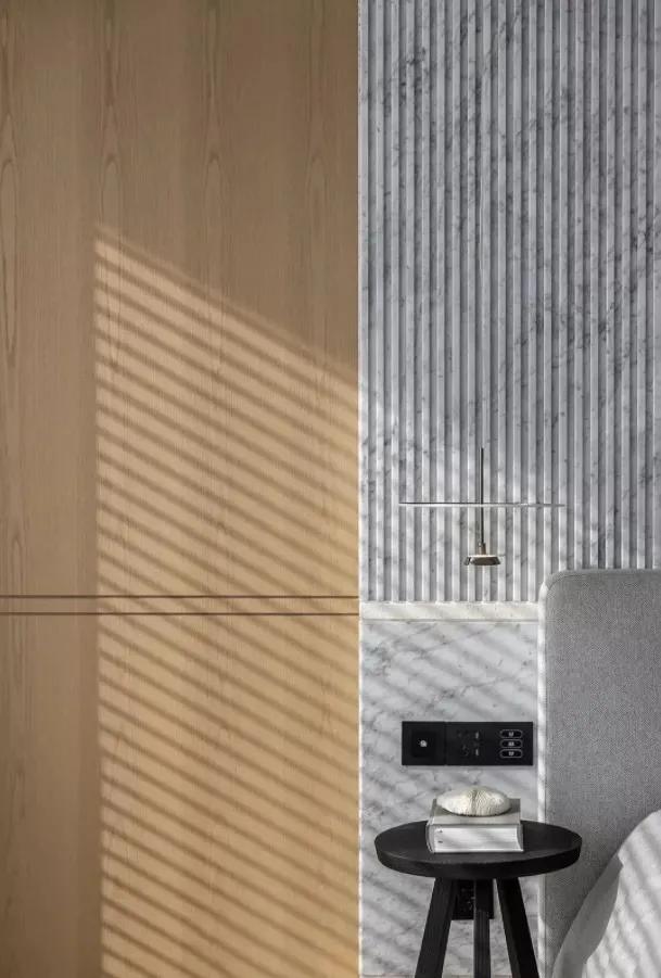 Marble wall groove design, the effect is extraordinary - iMedia