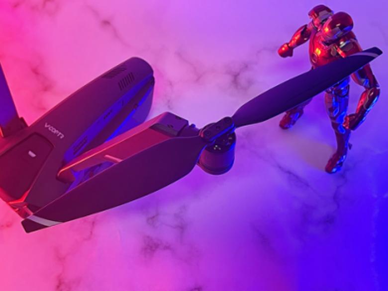 The world's first V-shaped dual-rotor drone Falcon, a drone built for ...