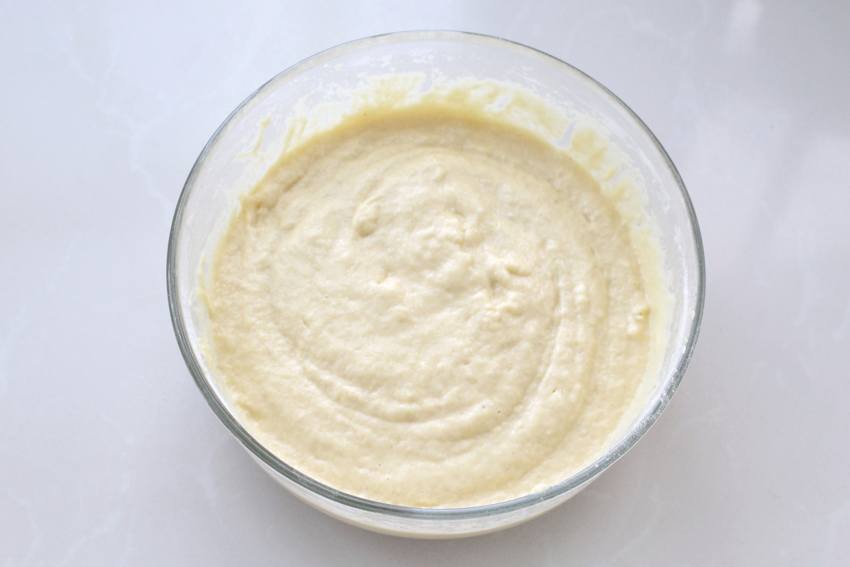 Coarse grain cakes that can be made without touching the noodles with ...