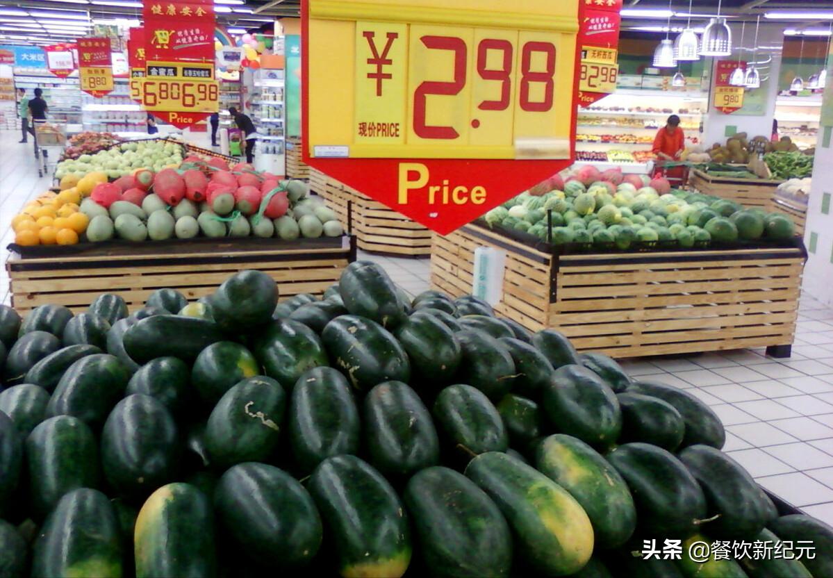 After reading the price of watermelon in Chinese supermarkets, and then ...
