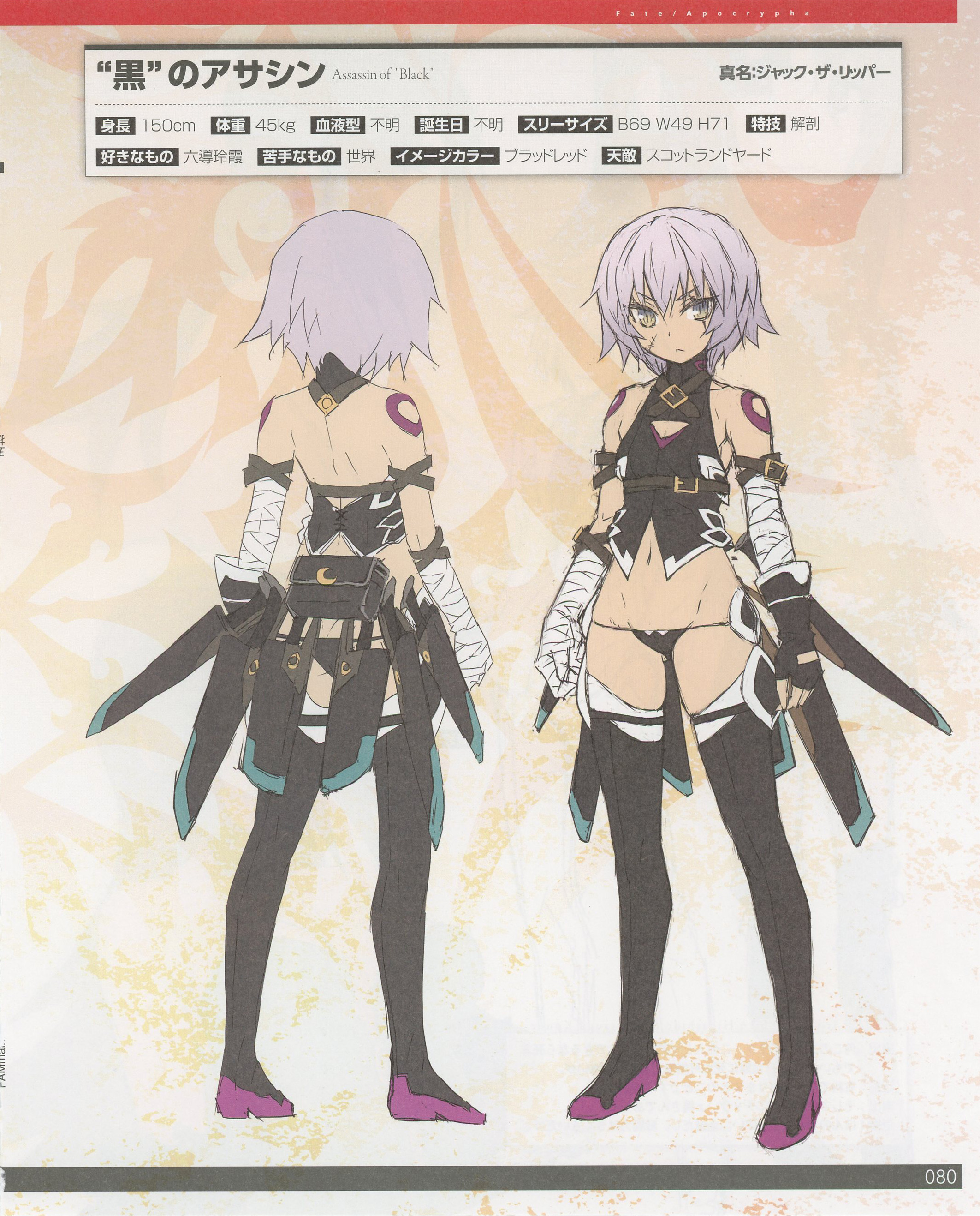 Sharing of exquisite illustration works (16) Fate Apocrypha Material's character setting - iMedia