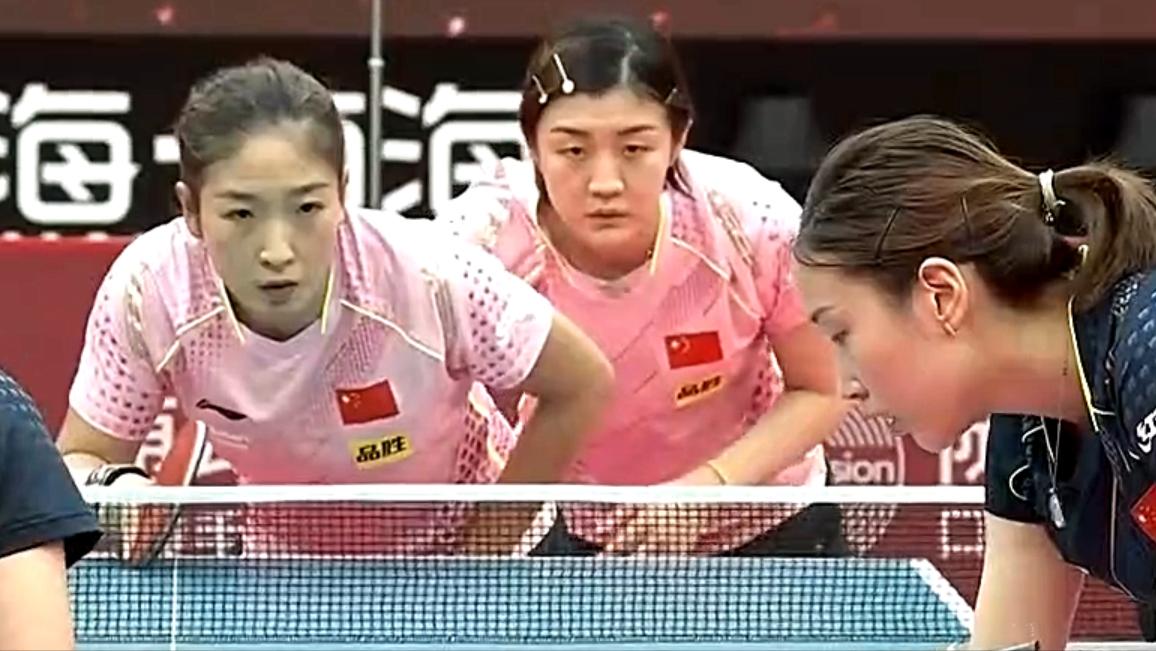 Chen Xing and Qian Tian got the game point 10-9, but the referee gave ...