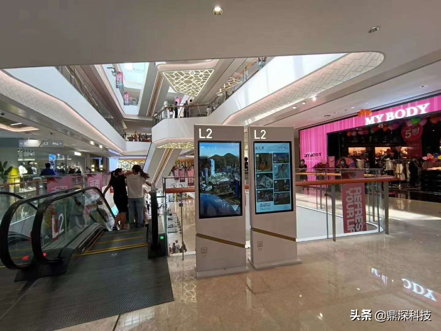 Shopping mall touch screen guidance system - iMedia