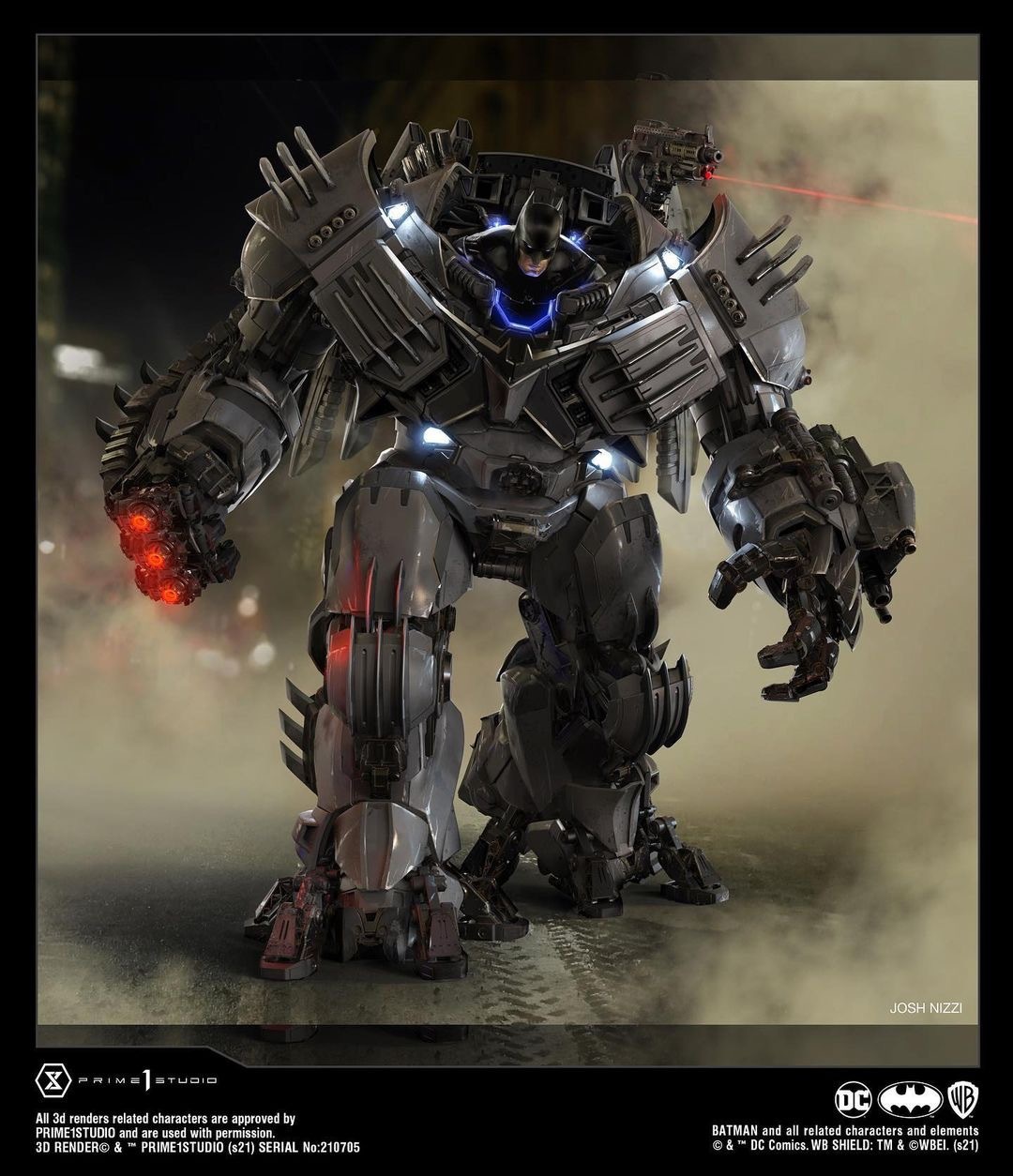"Batman" Fenrir battle armor vehicle statue - iMedia