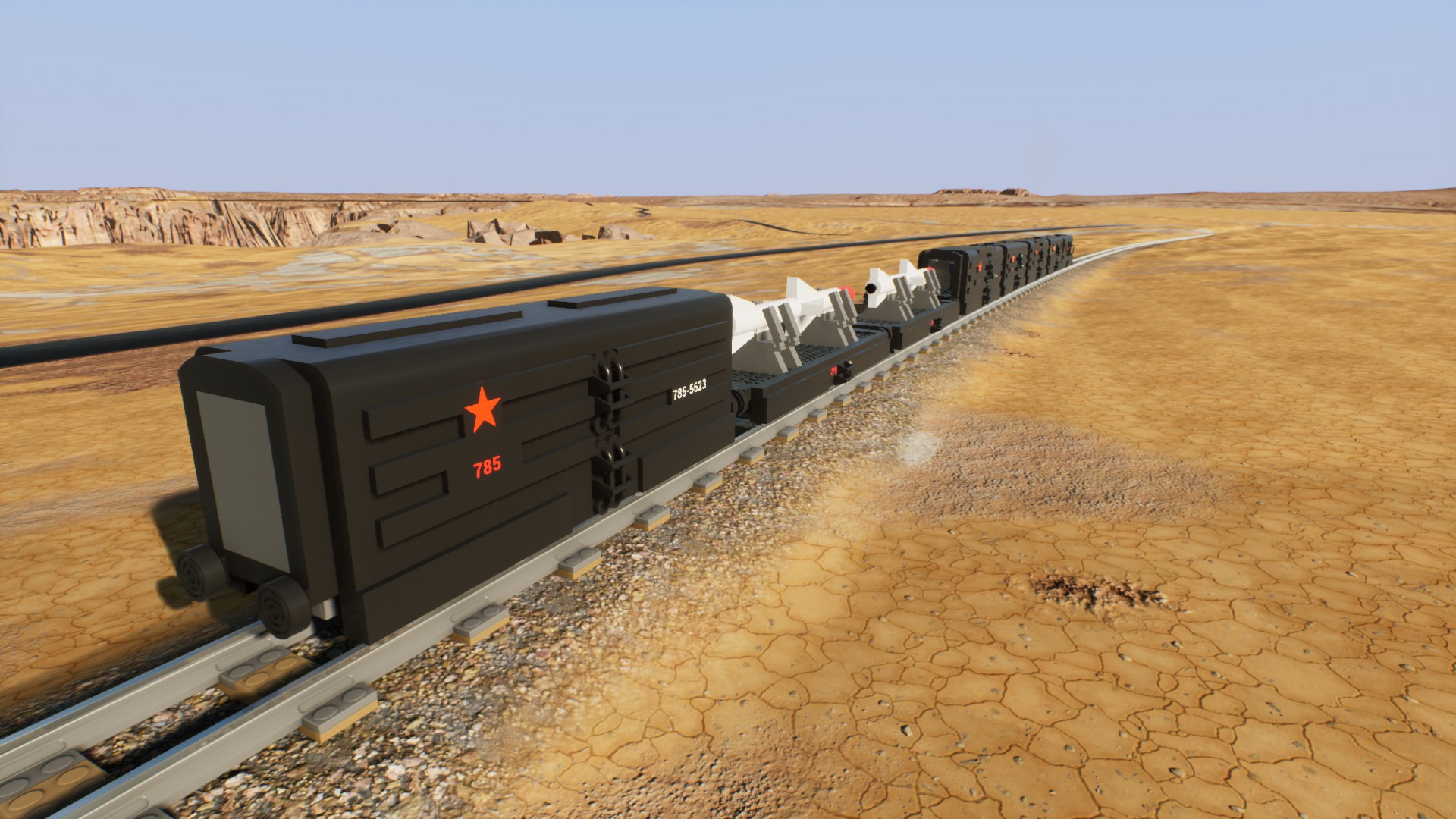 How strong is the guided missile train carrying Dongfeng 41? With a ...