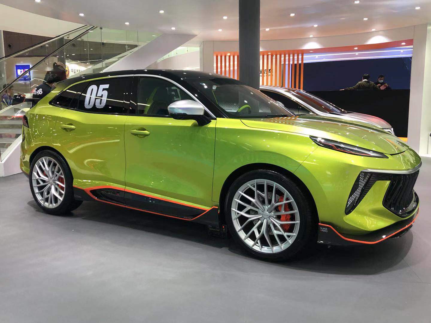 Sports styling with competitive elements, turning heads and breaking ...