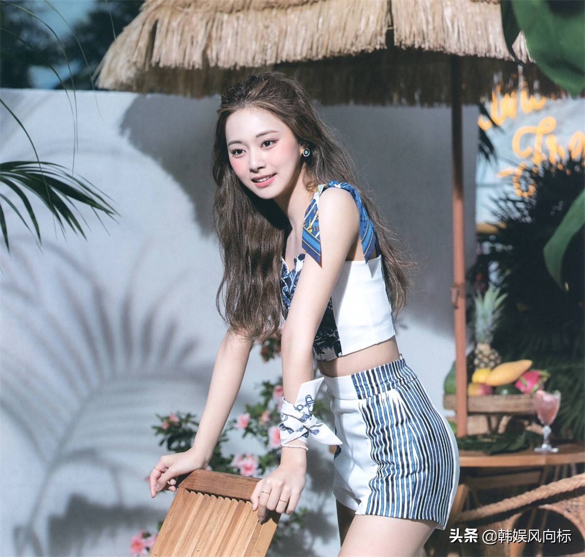 Netizens found that TWICE Zhou Ziyu's face changed slightly before and ...