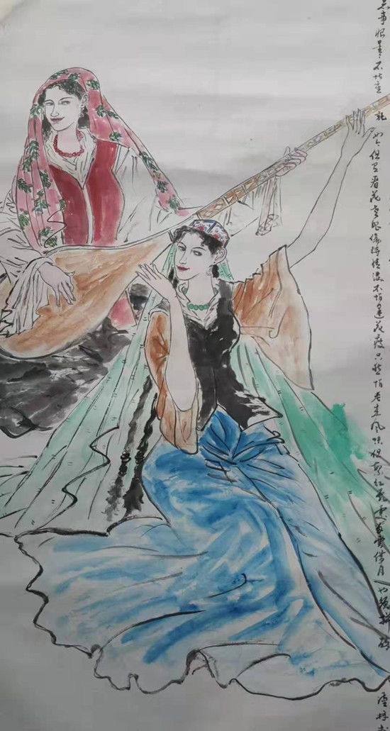 Appreciation of works by famous calligrapher and painter Zhang Jiwen ...