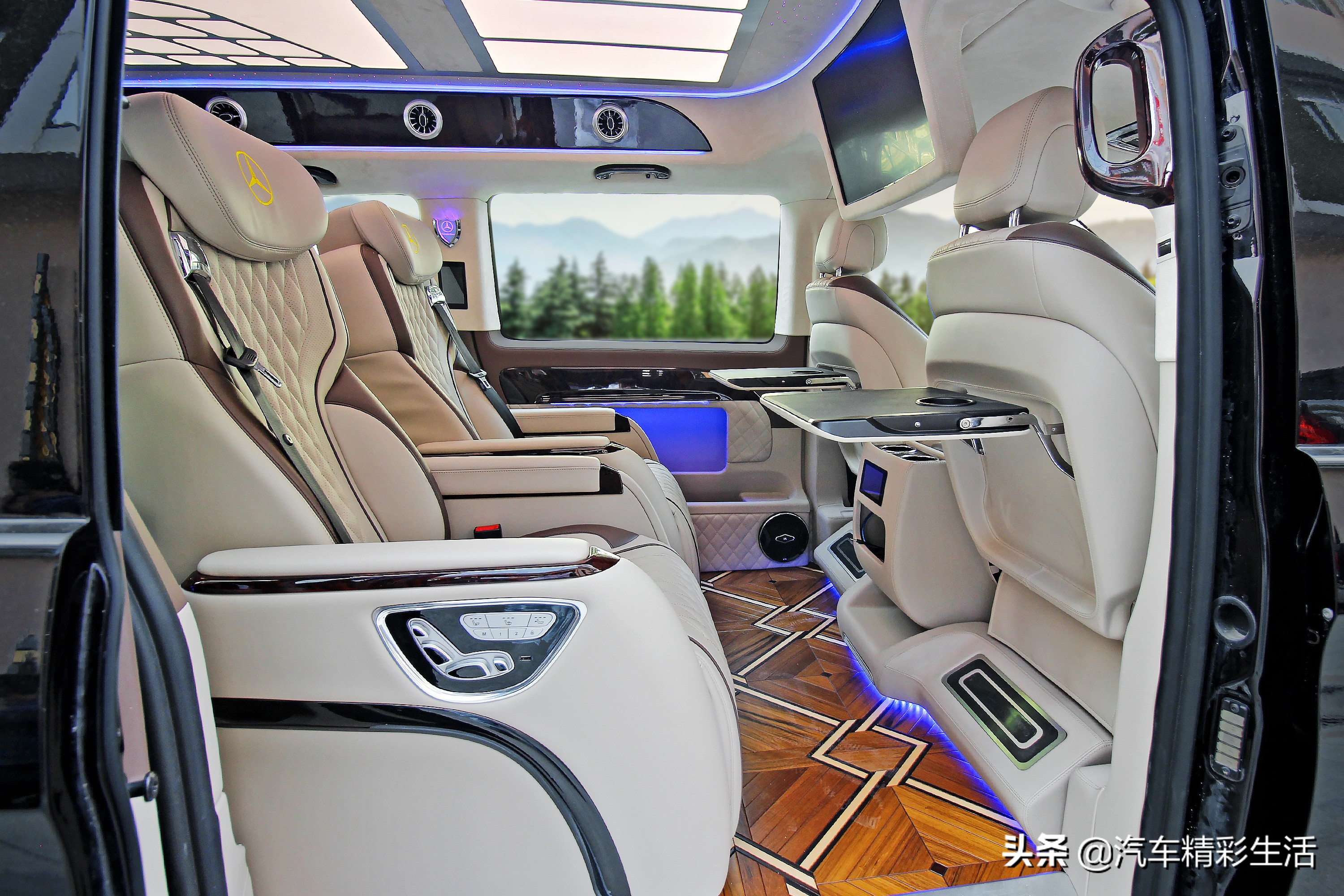 Mercedes-Benz Vito's new interior modification, seven-seater heightened ...