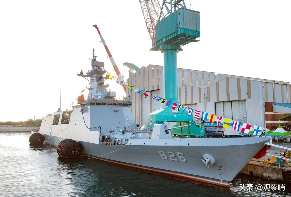 South Korea's strongest frigate was launched, the "Cheonan" was ...