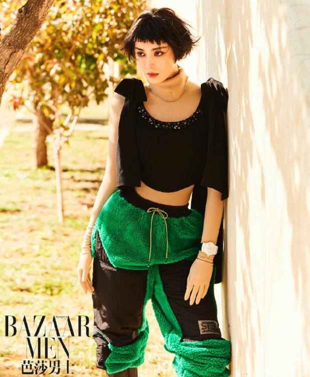 Guli Nazha's ultra-short hair style is coming, a new attempt is full of ...