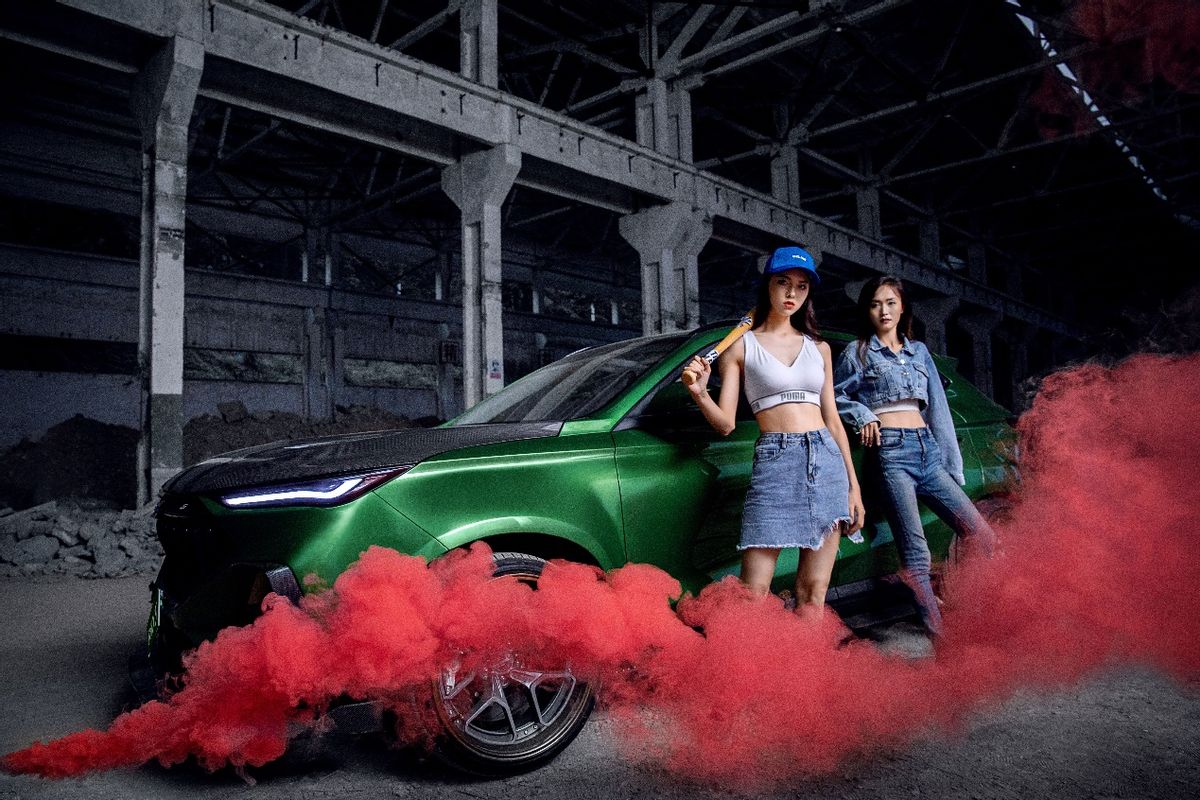 Changan Auchan X5 Green Goblin strikes, showing its athletic instinct ...