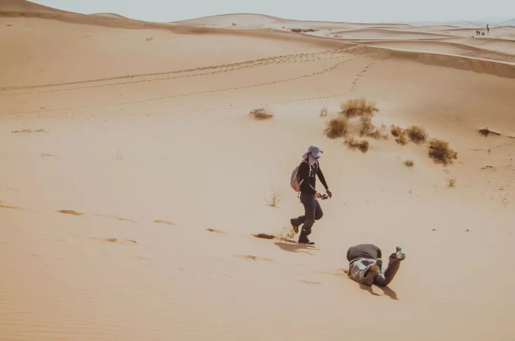 Quicksand can eat people?Unless you struggle desperately, gentle ...