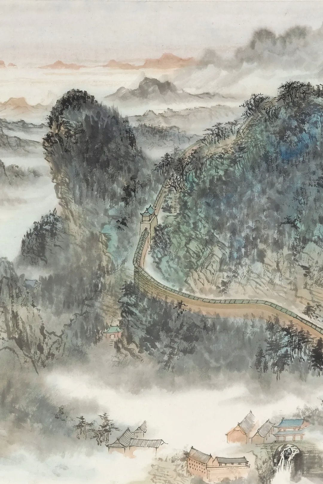 Grand Tour Outside the Clouds-Wu Zhao's Painting of Wudang - iMedia