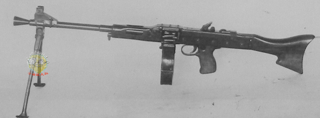The light machine gun with handgun bullets was eventually driven to ...