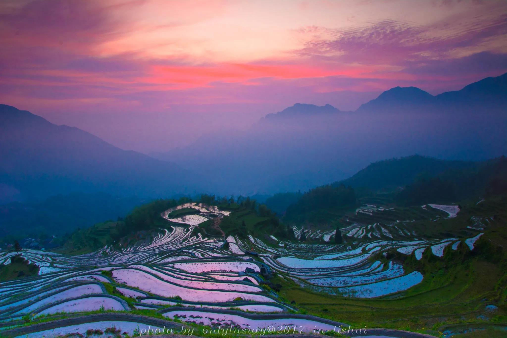 "China's Most Beautiful Terraces" Lishui Yunhe Terraces - iMedia