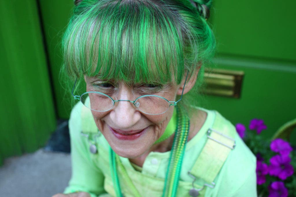 She is the "greenest" woman in the world. She has been obsessed with ...