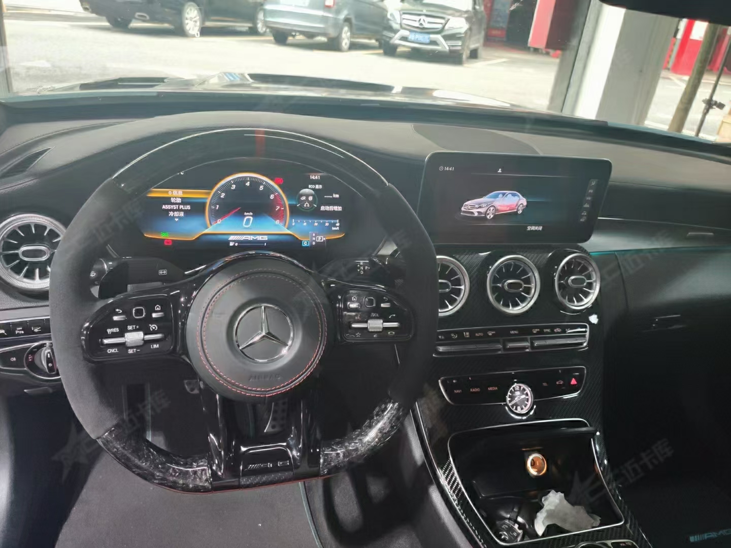Mercedes-Benz C63 AMG changes new LCD instrument, high-equipped host ...