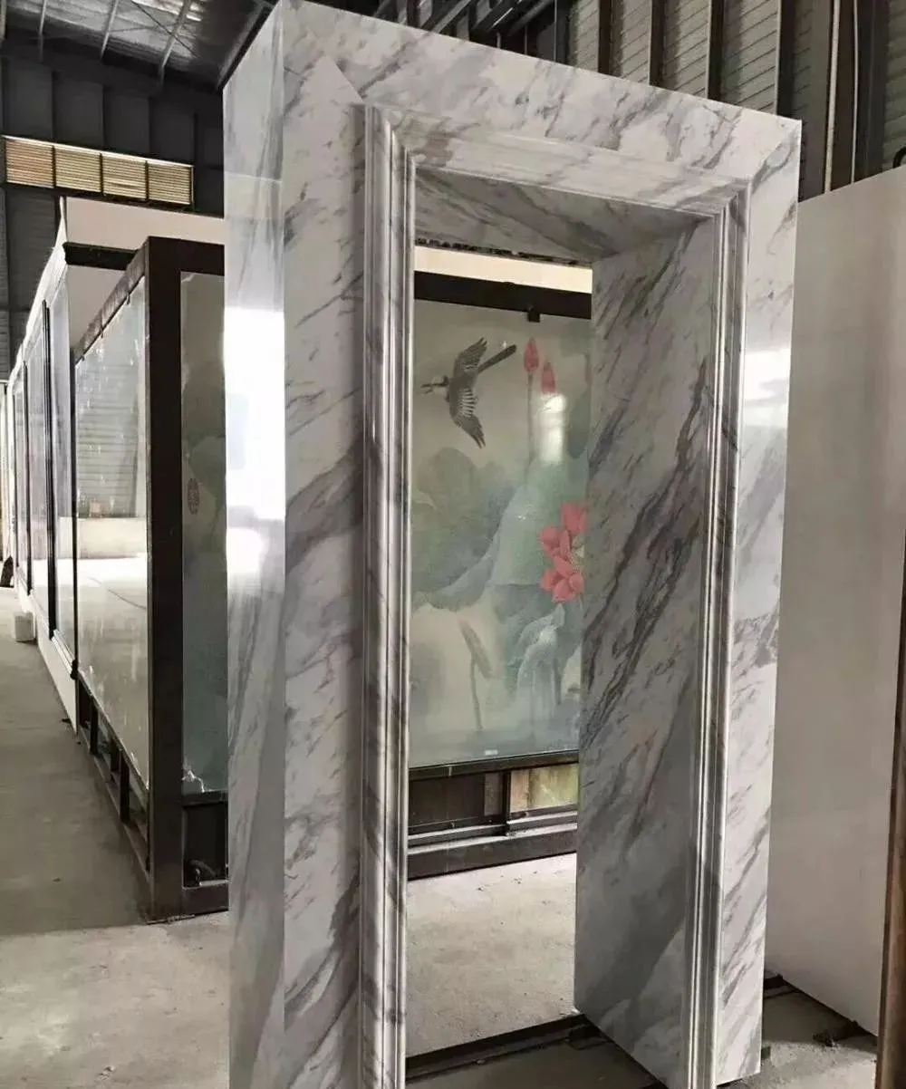Marble elevator door cover case appreciation and measurement method ...