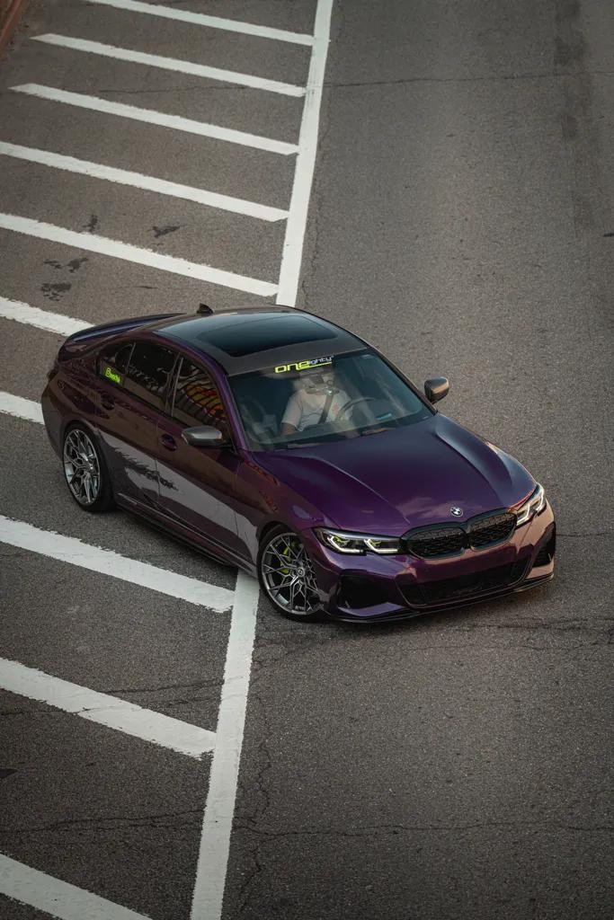 Twilight purple BMW M340i appeared, is this the perfect 3 series you ...