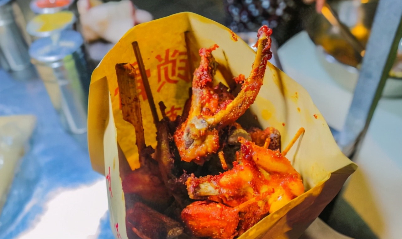 The crispy chicken clavicle that is popular on the street, why buy 1 ...