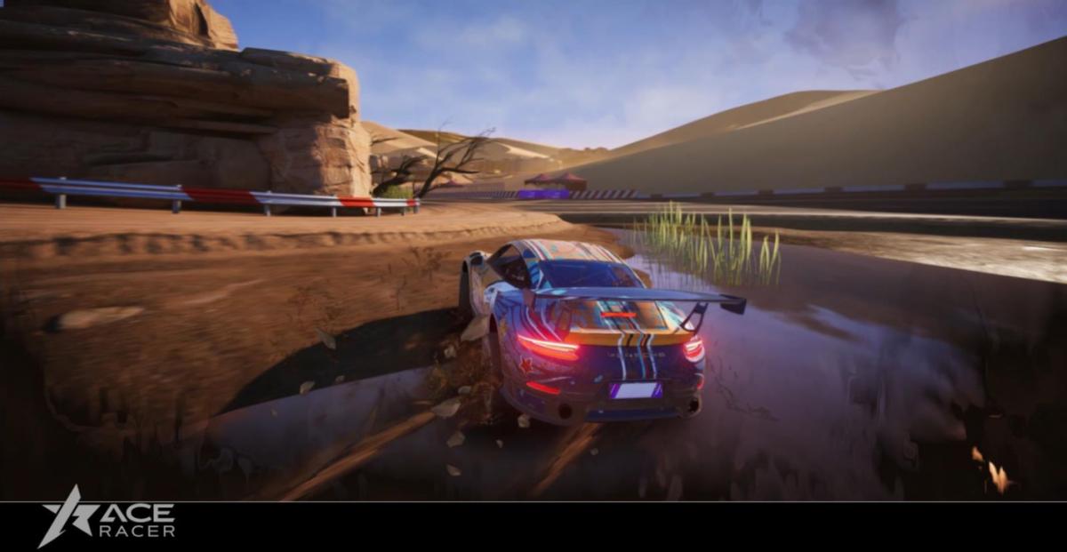 Surreal concept car + cool big move, subverting traditional racing ...