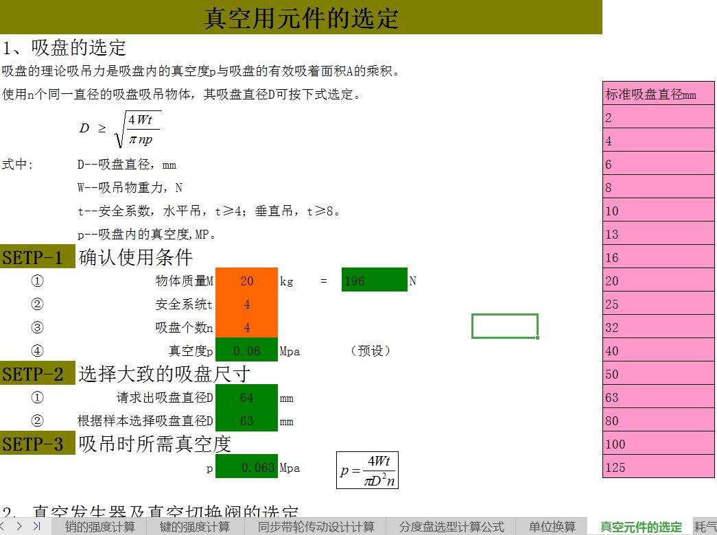 One of the strongest tables for mechanical design, covering all ...