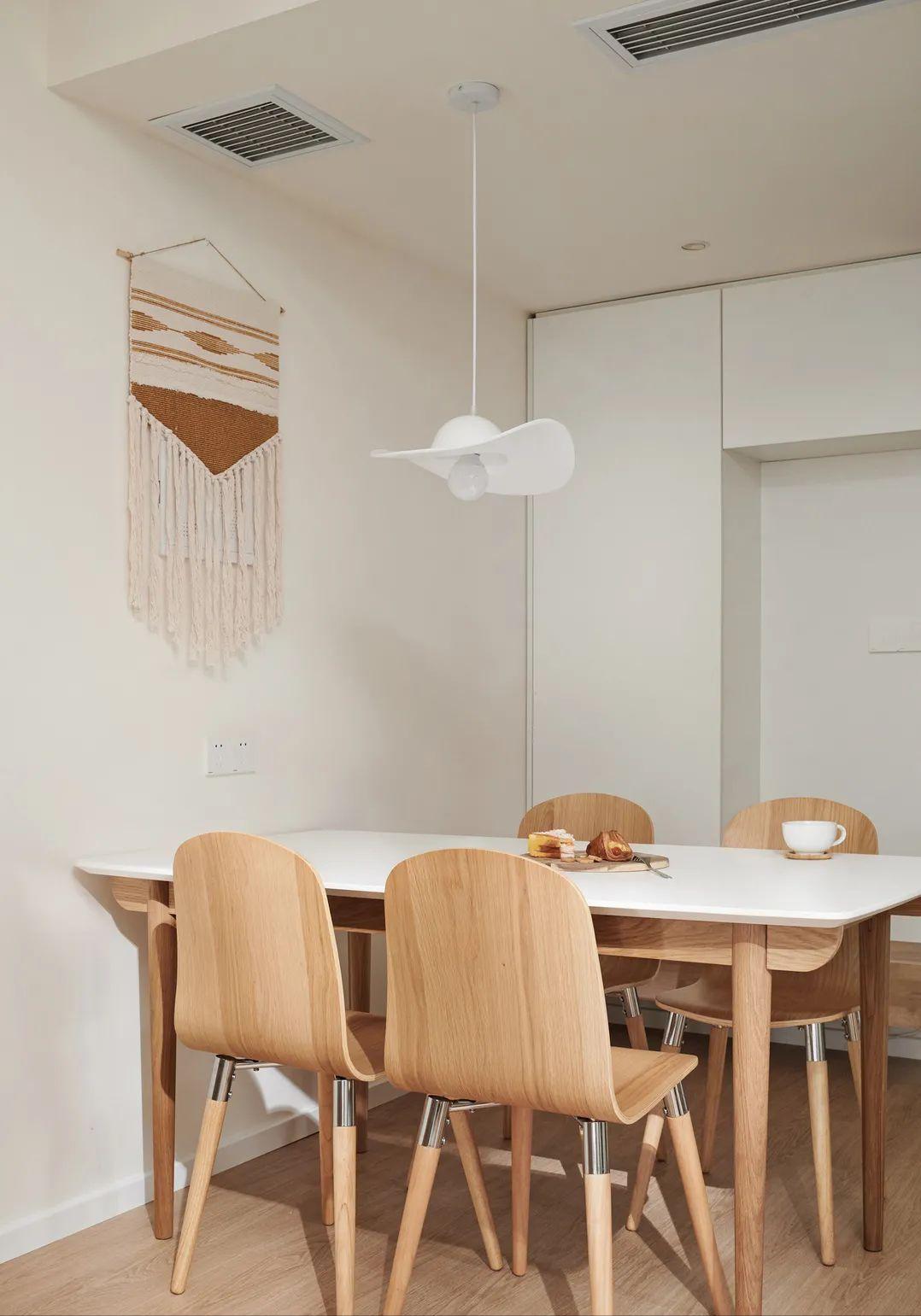 64㎡ school district room renovation, one room into three rooms, simple ...