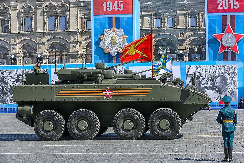 Russian Army Equipment - K-17 Boomerang armored infantry vehicle - iNEWS