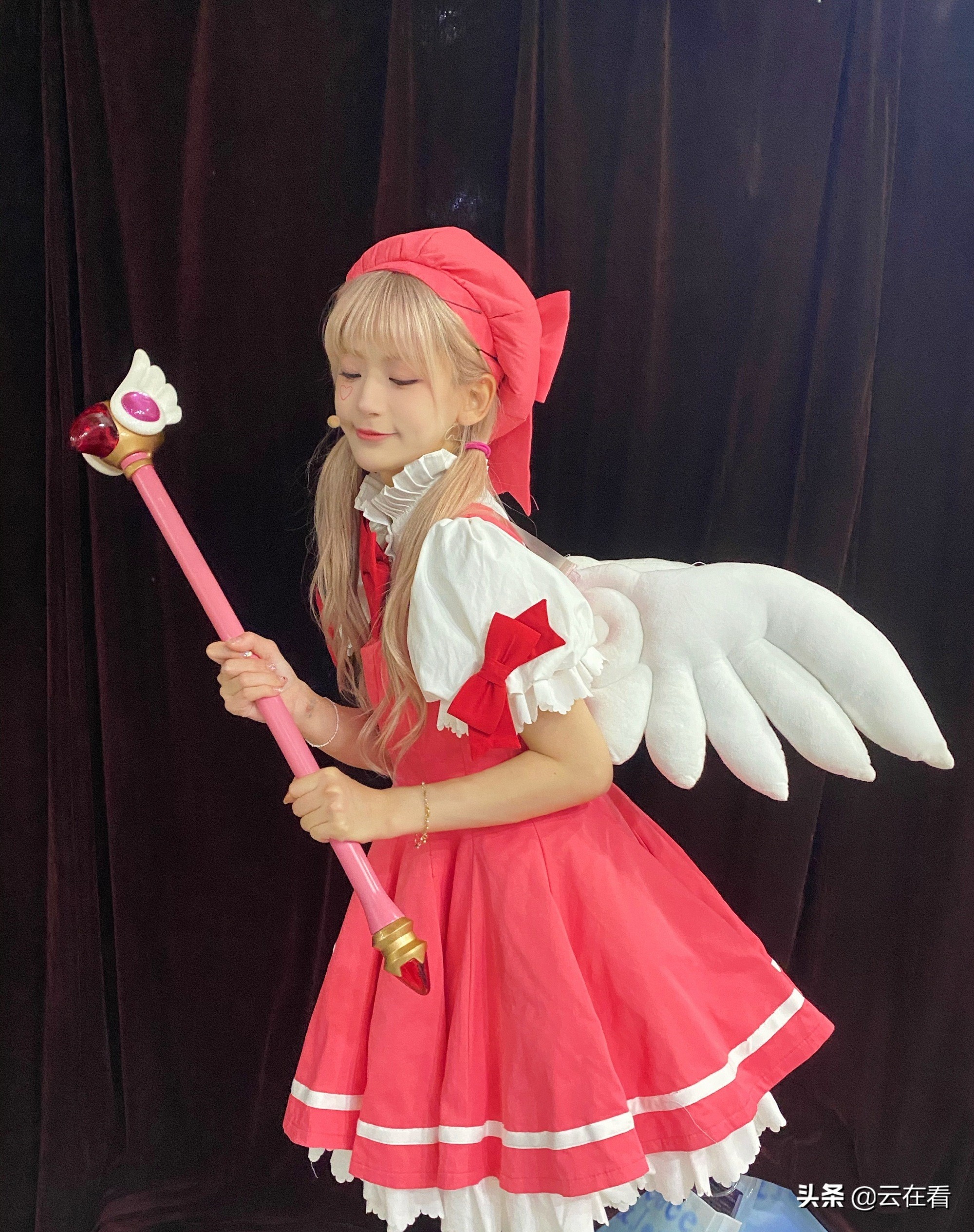 SNH48-Lin Shuqing COS Variety Sakura is so beautiful, so cute - iMedia