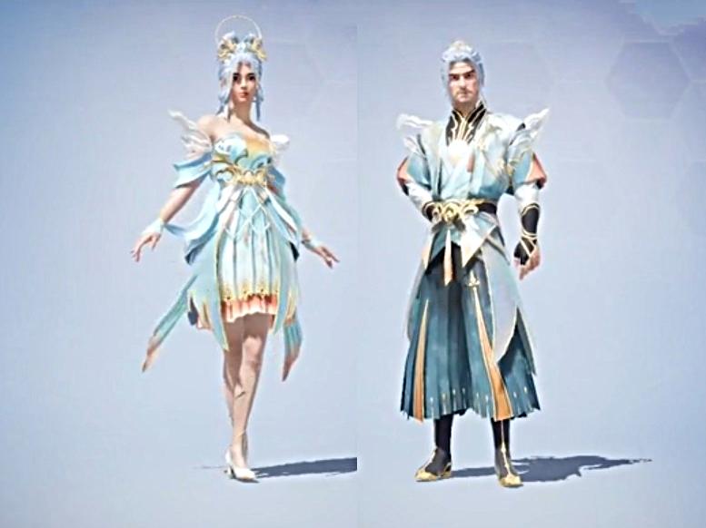 "Eating Chicken" Qingluan's new military needs are here, 3 skirts are ...
