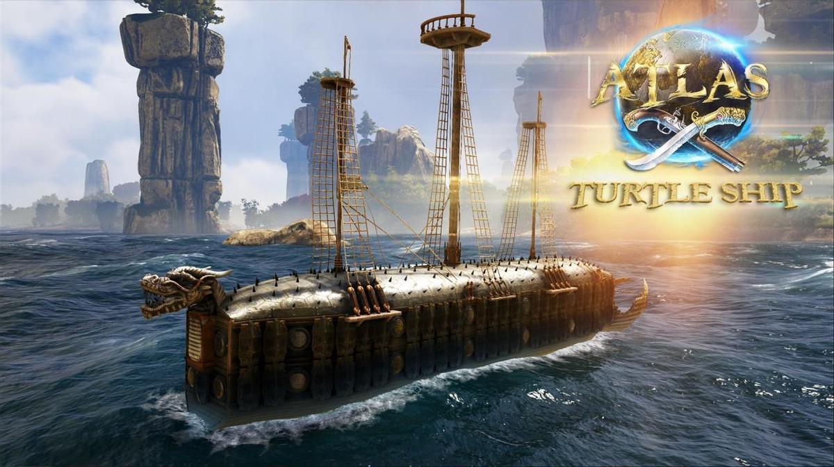 Steam pirate game "ATLAS" new ships debut, and the turtle ship ...