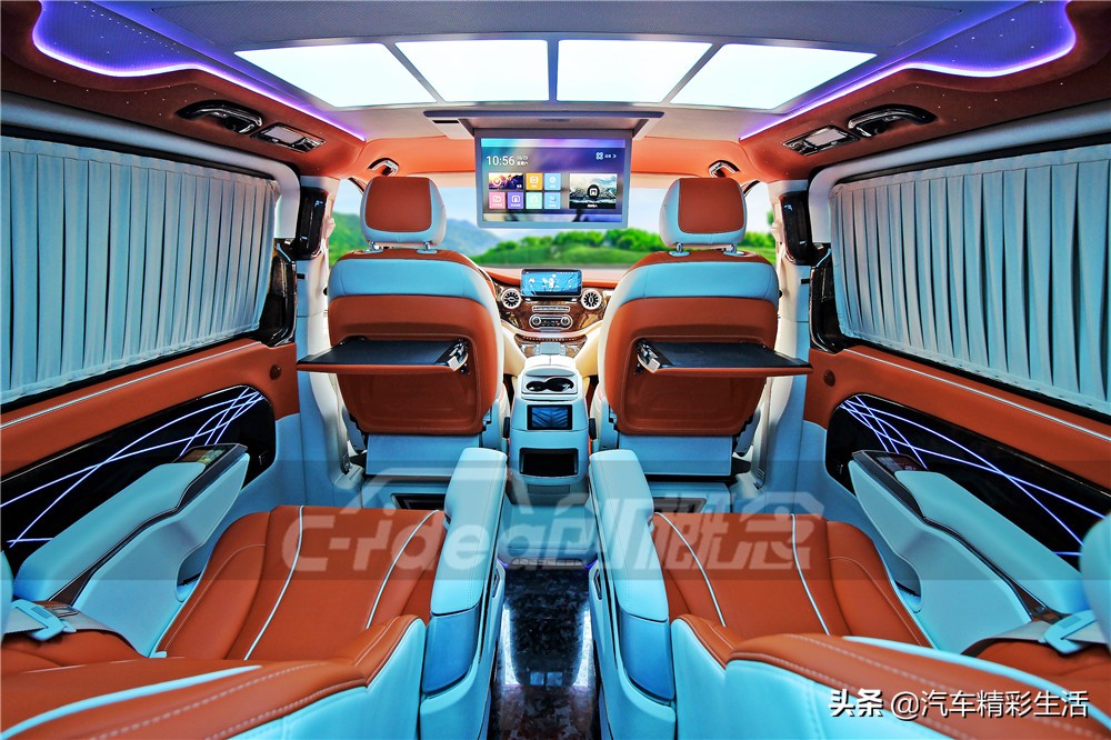 Mercedes-Benz Maybach Vito interior modification, let you experience ...