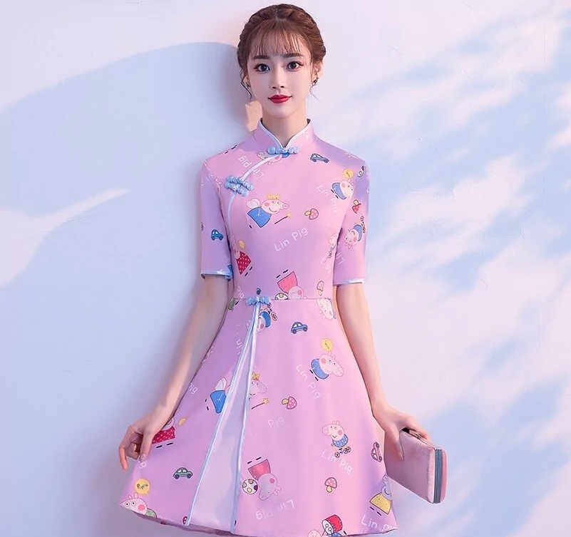 The beautiful summer starts with a cheongsam dress - iMedia