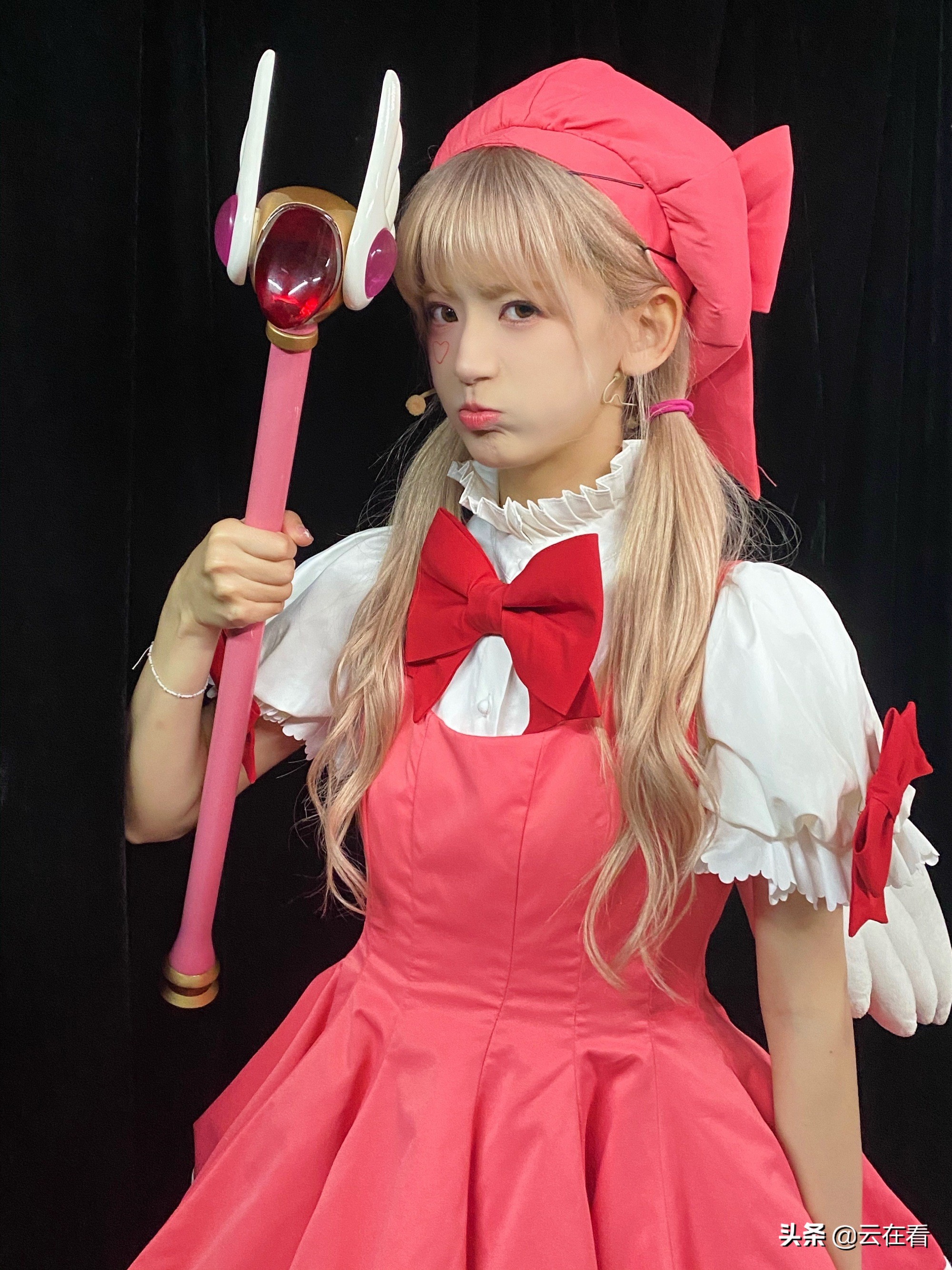 SNH48-Lin Shuqing COS Variety Sakura is so beautiful, so cute - iMedia